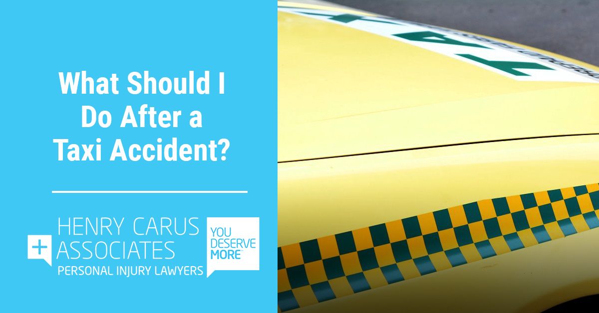 Steps You Should Take After a Taxi Accident | Melbourne, VIC