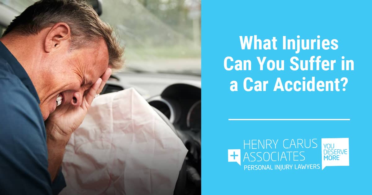 Common Injuries in Car Accidents | Henry Carus + Associates