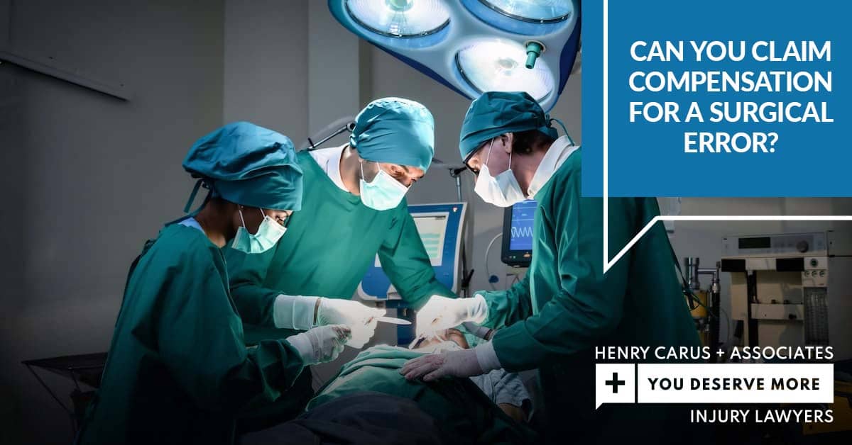 Do You Have a Surgical Error Claim?